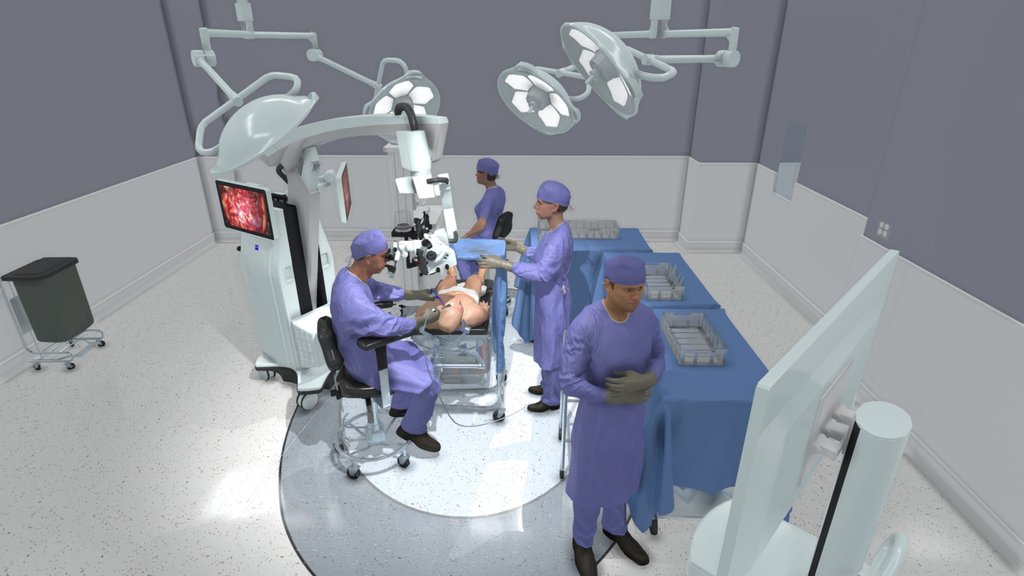 Pterional Craniotomy: OR Room Setup | 3D Models | The Neurosurgical Atlas
