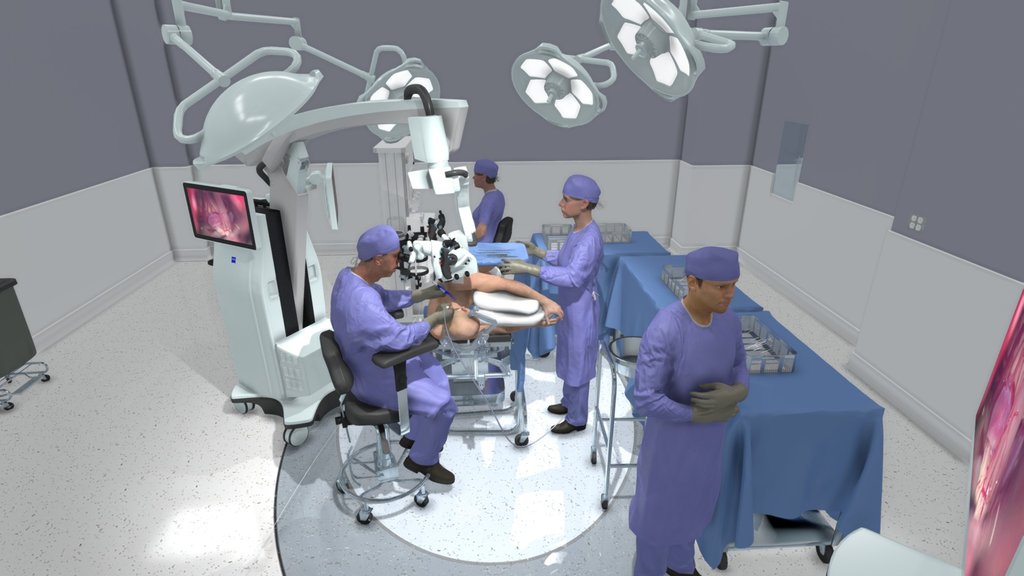 Retromastoid Craniotomy: OR Room Setup | 3D Models | The Neurosurgical ...